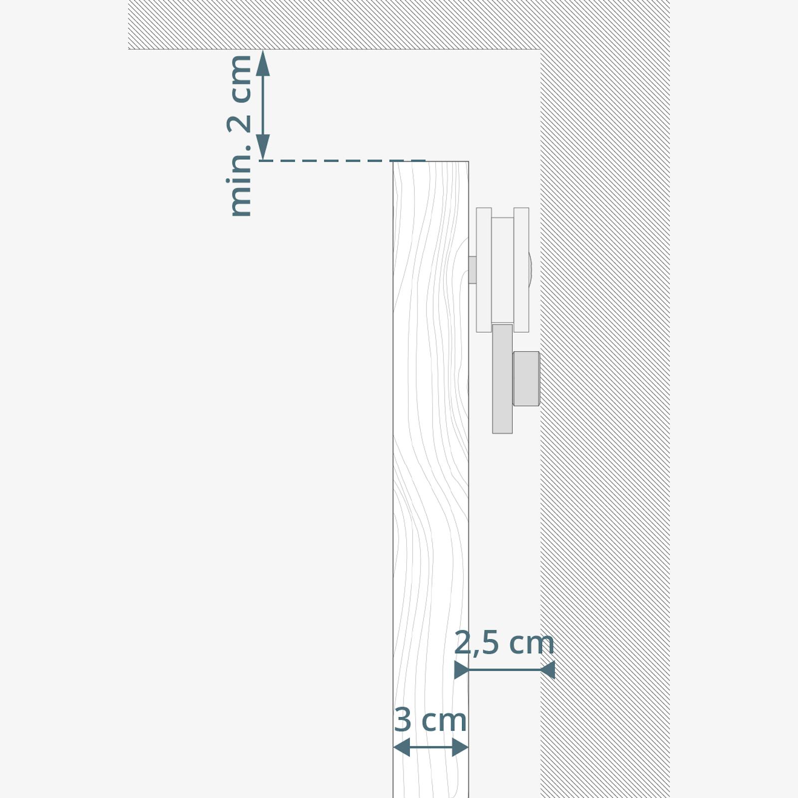 Porte coulissante design, système coulissant caché | RENO portes
